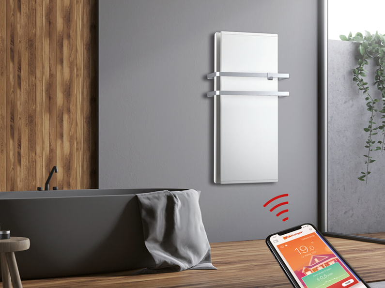 ICON WI-FI Elektrische Verticale Paneelradiator 750 Watt (45cm x 95cm ...