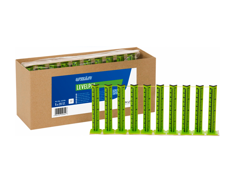 Kunststof levelpins voor hoogtemarkering Levelpins, 10 cm (20 stuks ...